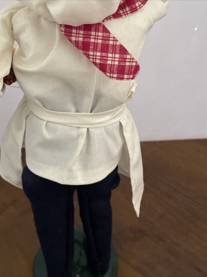 RARE Byers Choice Caroler Professionals Bread Baker Chef Figure | eBay