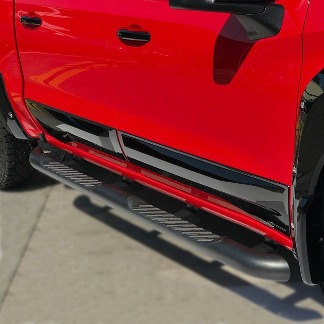 Fits 19-21 Silverado Sierra Crew CAB Air Design Rocker Door Guards 4pc ...