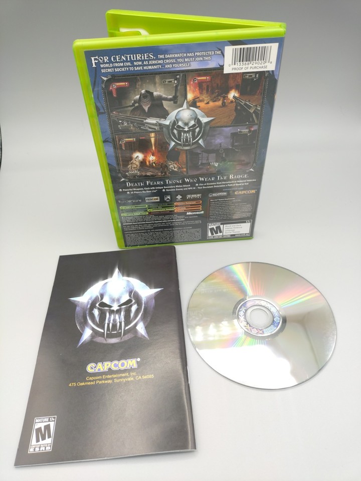 Darkwatch Original Microsoft Xbox 2005 Complete CIB Capcom 13388290208 ...
