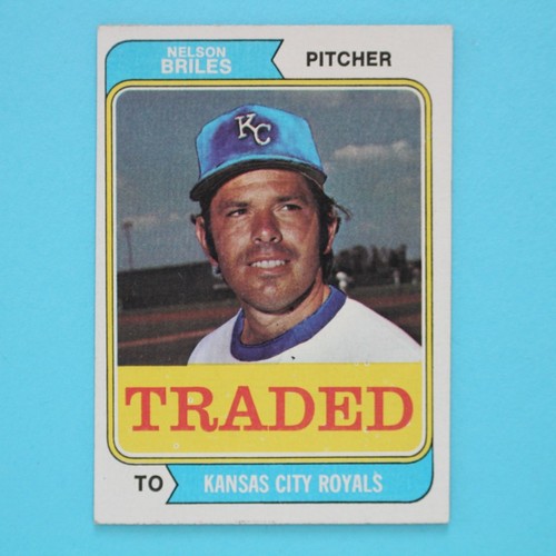 1974 Topps Traded Baseball #123T Nelson Briles - Excellent Condition | eBay