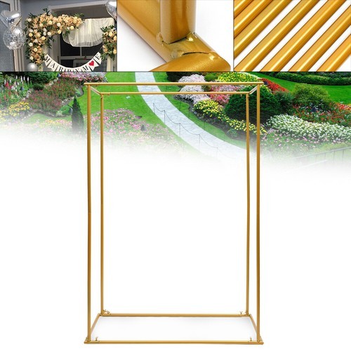 16pcs Stand Iron Tubes Metal Square Wedding Arch Background Decoration ...