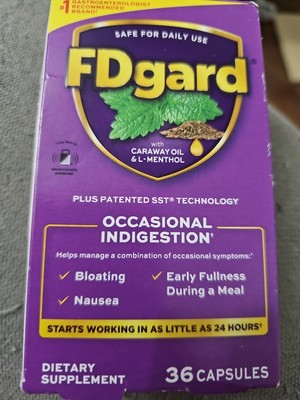 FDgard Occasional Indigestion36 Capsules Exp.02/2027 | eBay
