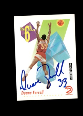 Duane Ferrell 1991-92 Skybox Hawks authentic autographed card | eBay