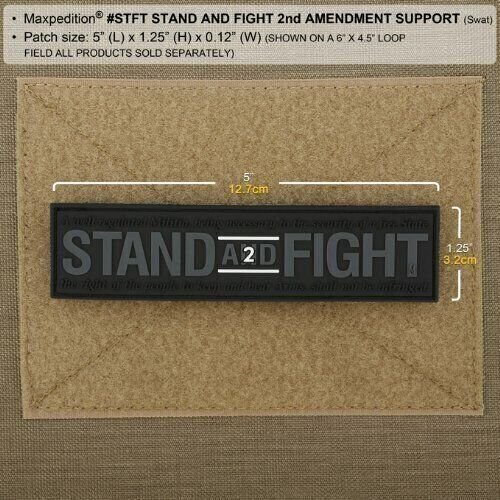 Maxpedition Gear Stand and Fight 2nd Amendment Patch, Swat, 5 x 1.25-Inch | eBay