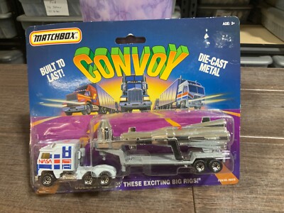MATCHBOX CONVOY NASA TRANSPORTER ROCKET CHROME | eBay