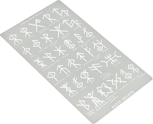 No.412 Metal Stencil, Viking Bind Runes Generator, Bindrune, Ancient ...