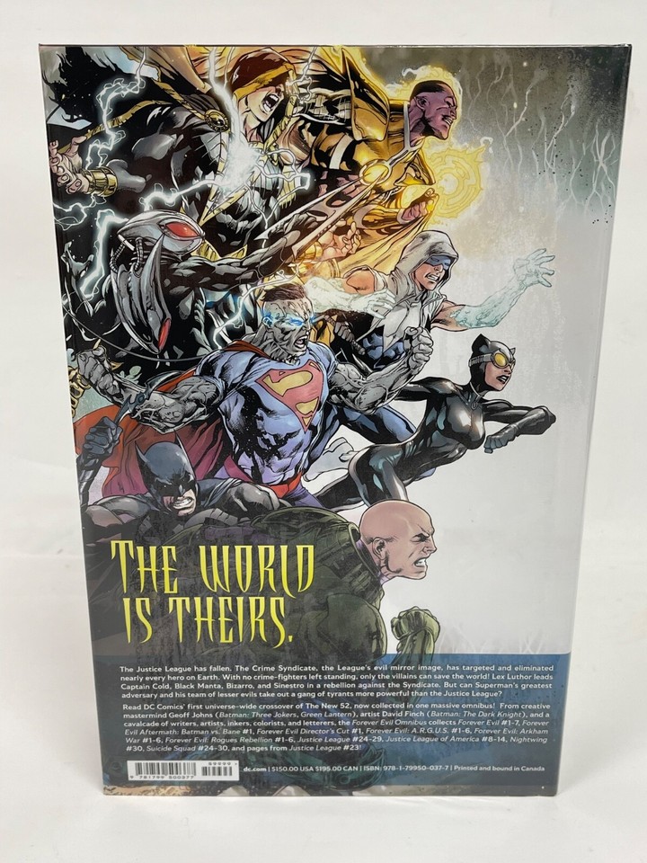 Forever Evil Omnibus Justice League Crime Syndicate DC Comics HC Sealed ...