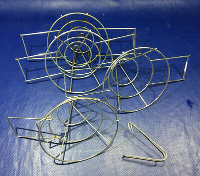 Grease Cone Filter Racks 4 QTY holder wire frying fry oil stand round ...