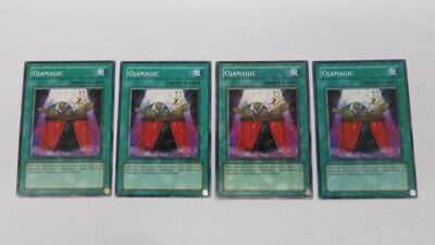4x ( 1x 1ST / 3x UNL ) OJAMAGIC SPELL CARD EEN-EN040 COMMON YUGIOH NM ...
