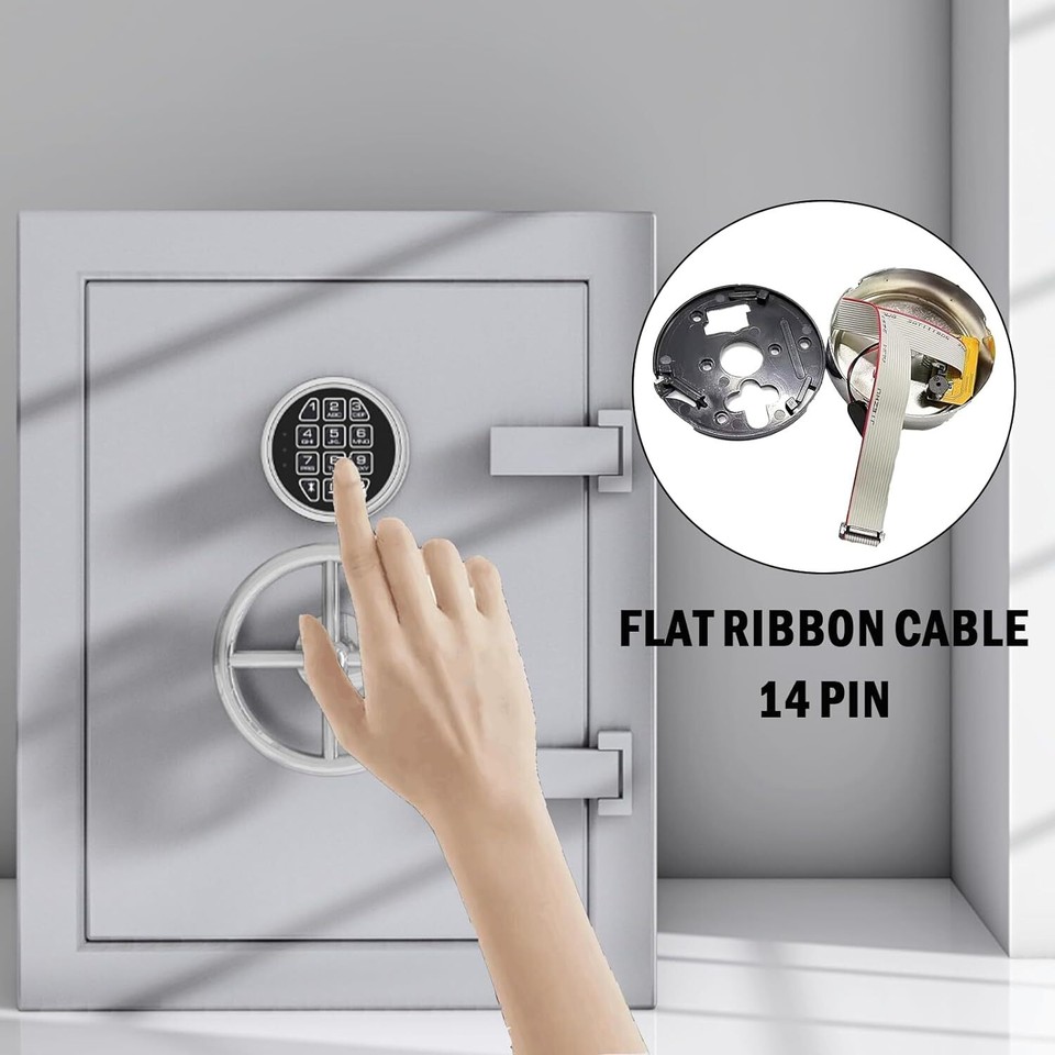 Stack on Gun Safe Lock Replacement With Swing Bolt Fireproof Chrome ...