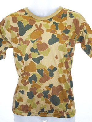 AUSCAM CAMOUFLAGE PATTERN SHORT SLEEVE CAMO T-SHIRT - Size S to 4XL ...