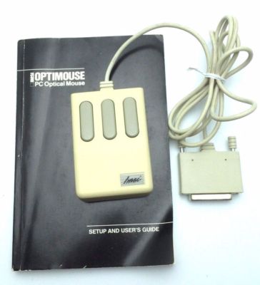 Vintage First Generation Optical Systems Mouse CA24146 M4 Parallel 3 ...