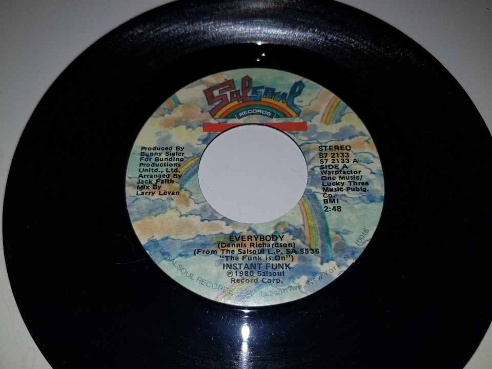 INSTANT FUNK Everybody / Funk-n-Roll SALSOUL RECORDS 2078 45 VINYL 7 ...