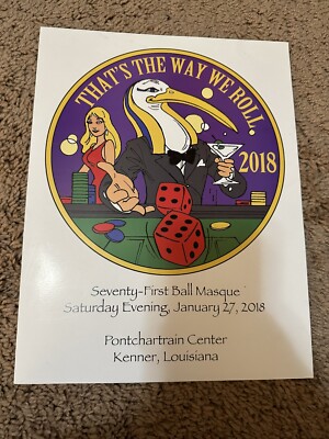 2018 Thoth Ball Program- Mardi Gras Krewe Favor | eBay