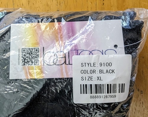 Bal Togs 9100 Black Adult XL 36" Long Flamenco Ruffled Heavy Fabric ...