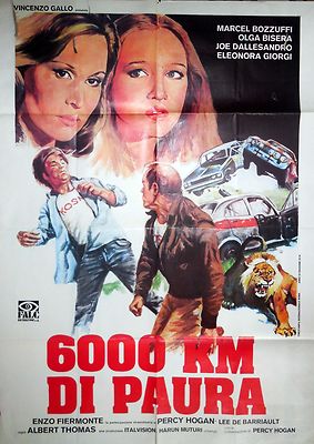 manifesto movie poster 2F 6000 km di paura Bitto Albertini marcel ...