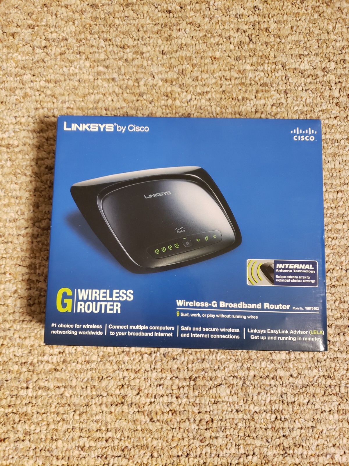 Linksys by Cisco Wireless G Broadband Router Model WRT54G2 Wi-Fi ...