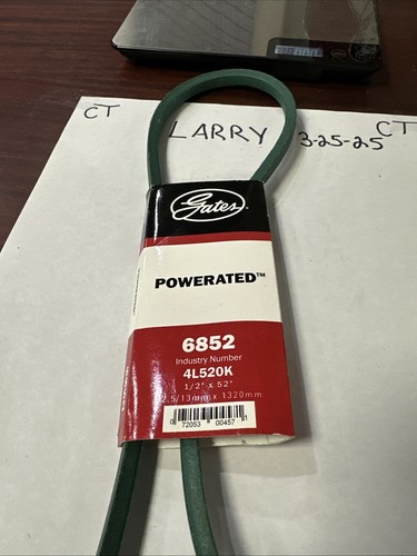 Accessory Drive Belt-FHP Medium Horse-Power V-Belt Gates 6852 | eBay