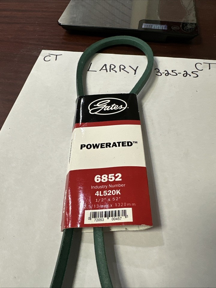 Accessory Drive Belt-FHP Medium Horse-Power V-Belt Gates 6852 | eBay