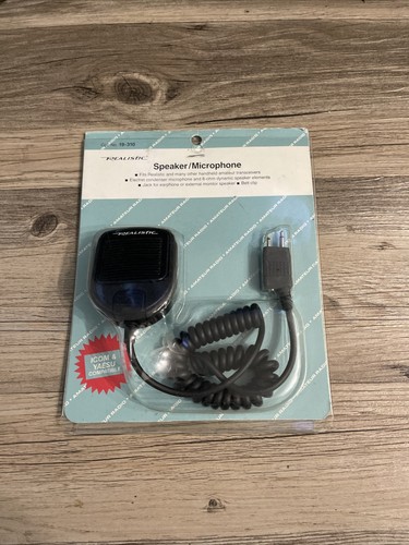 Radio Shack Speaker/Microphone #19-310 NIB Icom Yaesu Realistic ...