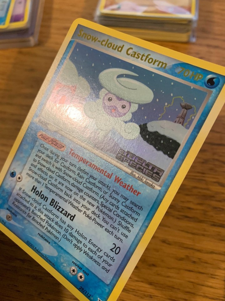 Snow-cloud Castform (29/113) EX Delta Species Stamped Reverse Holo ...