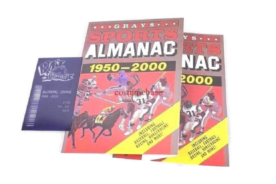BTTF GRAYS SPORTS ALMANAC 1950-2000 BOOK Back to the Future props Marty ...