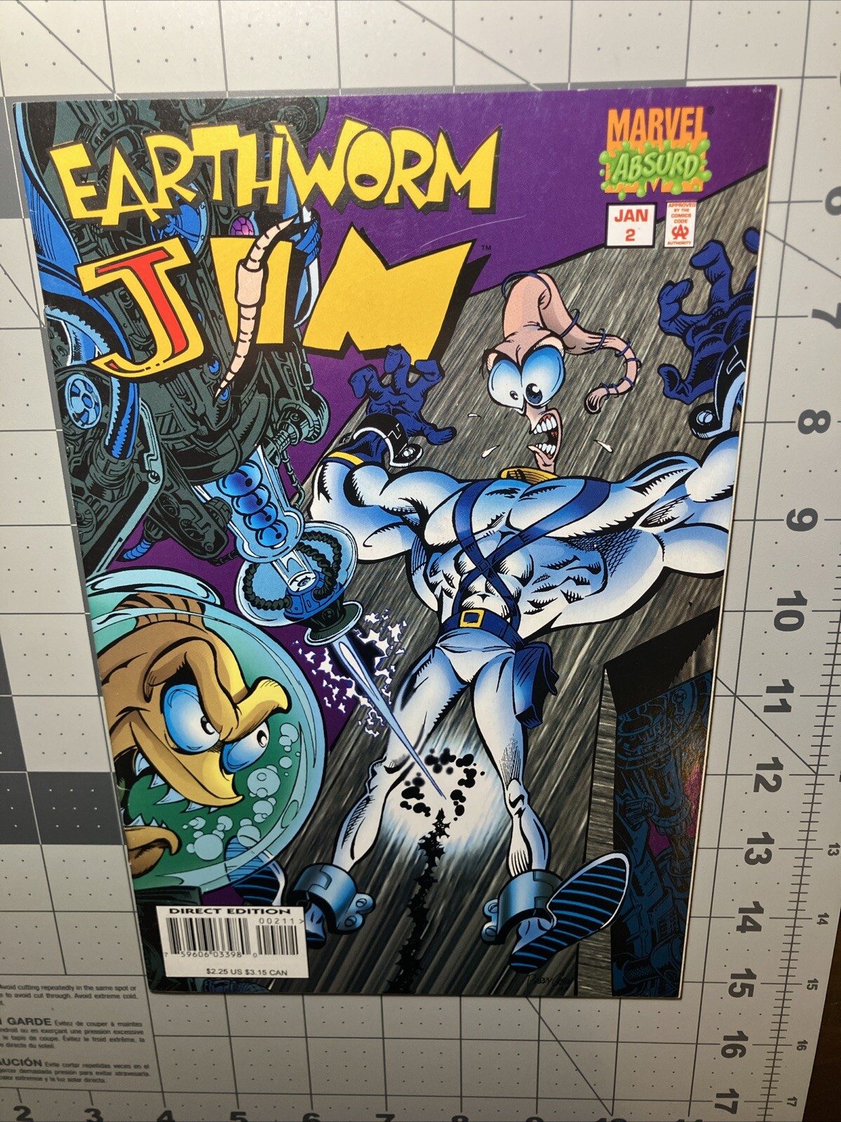 Earthworm Jim #2 (Marvel Comics January 1996) VF+ | eBay