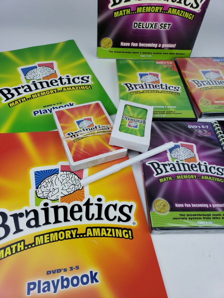 BRAINETICS DELUXE SET DVD's 1-7 Math Memory AGES 9-99 Partly Sealed | eBay