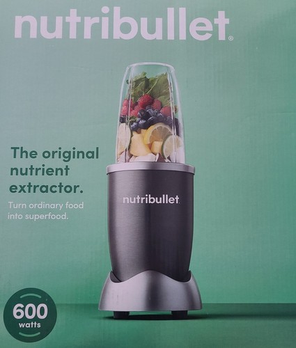 NutriBullet 8-Piece Nutrition Extractor Blender Juicer, 600 Watt (NBR ...