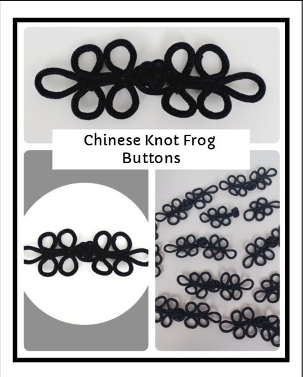Chinese Knot Frog Buttons/Toggles/Closures, Pack of 2 | eBay UK