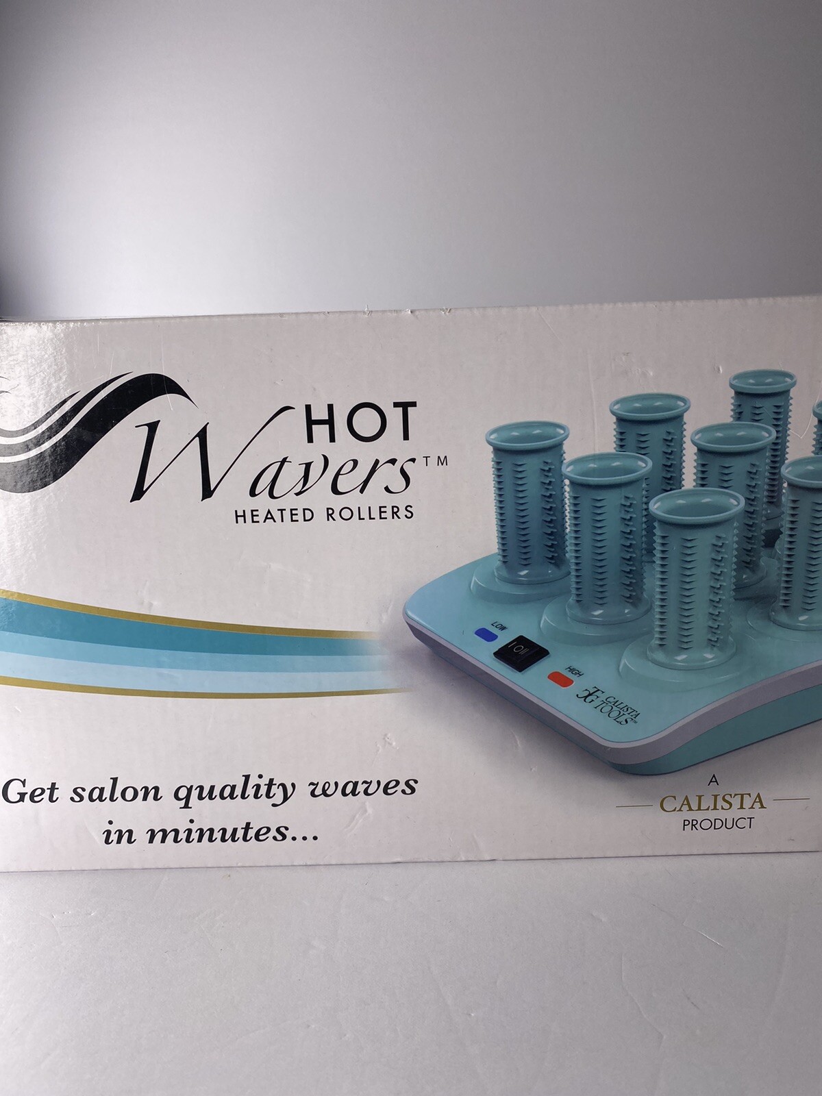 Calista Tools Hot Wavers Set Of 12 Body Wavers Ion Rollers Curlers w ...