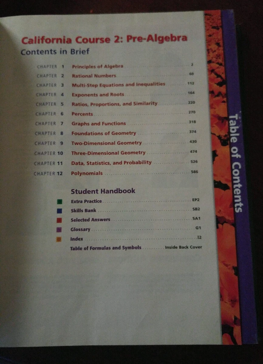 Holt Pre Algebra Textbook Answers