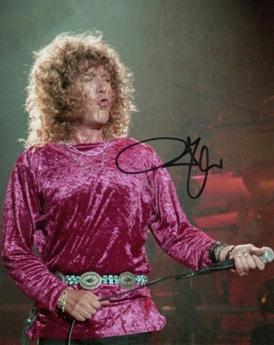 Robert Plant Signed Autograph 8x10 Photo - Young Led Zeppelin Singer w ...