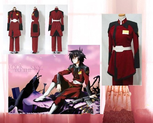 Mobile Suit GUNDAM SEED Athrun•Zala ZAFT military uniform Cosplay ...