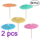 50 pcs Cocktail Parasol Boisson Parapluies Papier Parasol Picks pour ...