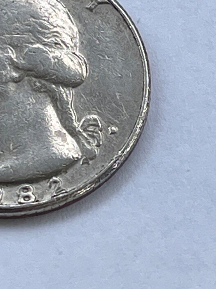 Rare Sharp 1982-D error Quarter DD Heavy (In God We Trust) and Filled ...
