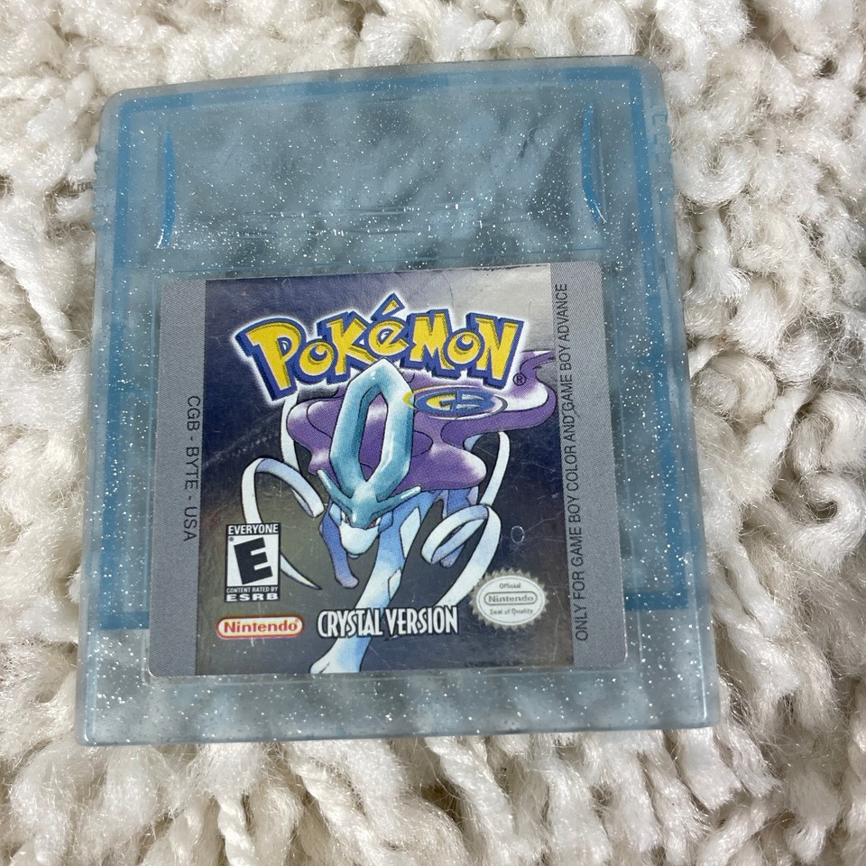 Pokemon Crystal Version (Nintendo Gameboy Color, 2001) GBC Authentic ...