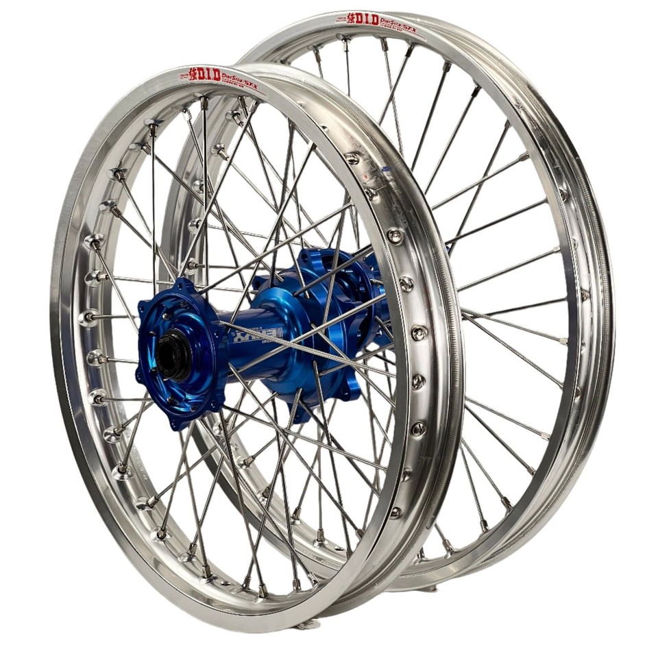 KTM 125 SXS 2002-2008 Envy / DID Wheelset Wheels Pair 21/18 Silver Rims ...