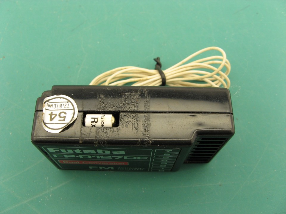 3 Futaba FP-R127DF 7-Channel 72 MHz FM Receivers with Crystals #17, #54 ...