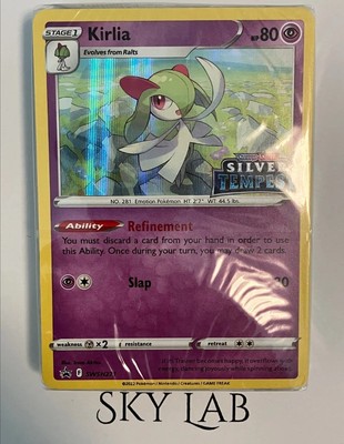 Pokemon SEALED Kirlia Prerelease Promo SWSH271 Silver Tempest STAMPED ...