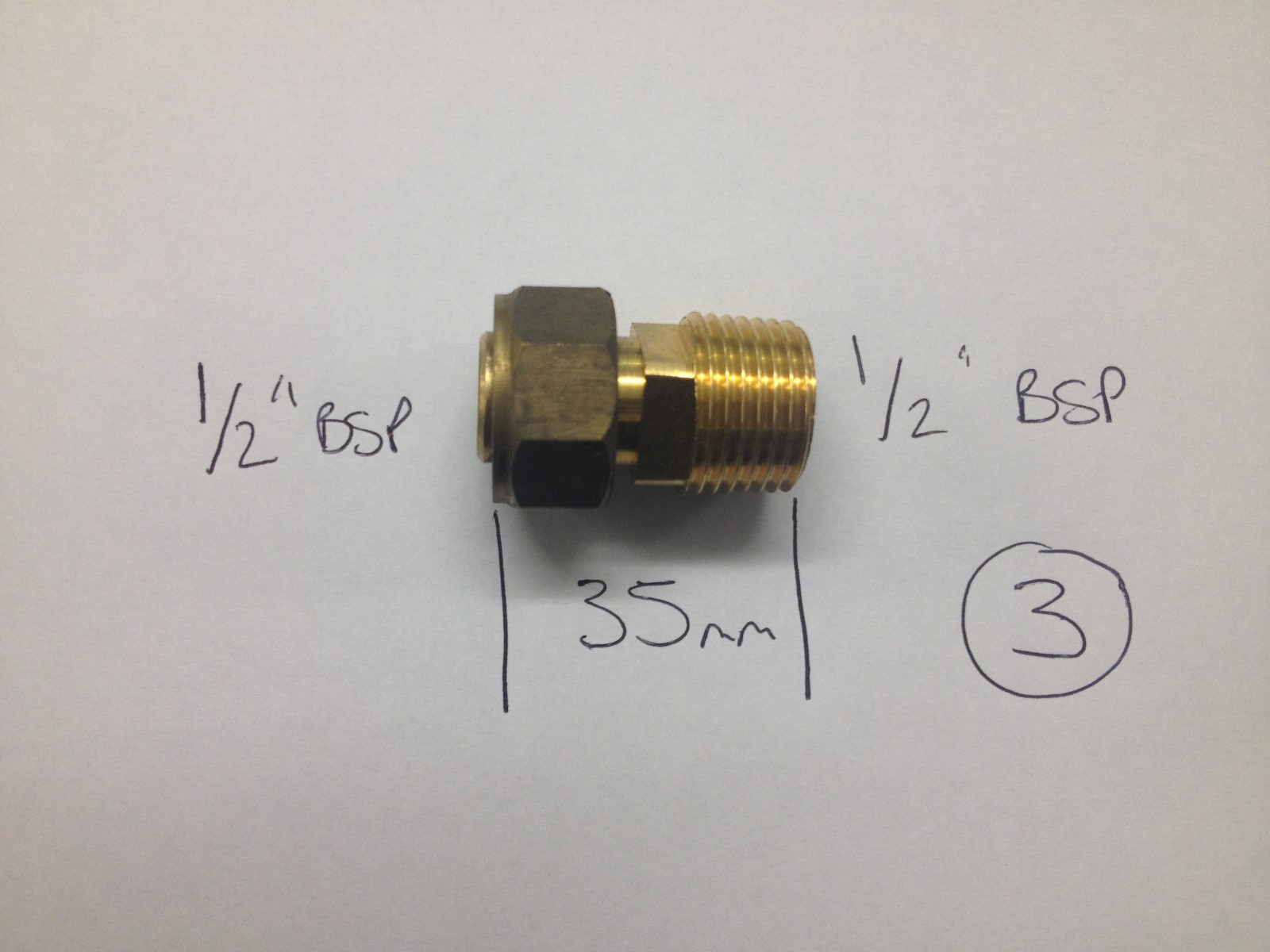 RADIATOR VALVE TAILS VARIOUS DIFFERENT SIZES / COLOUR 1/2" 3/4" 1 ...