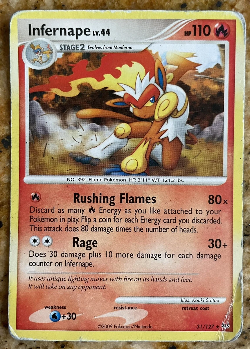 Infernape Pokemon Card