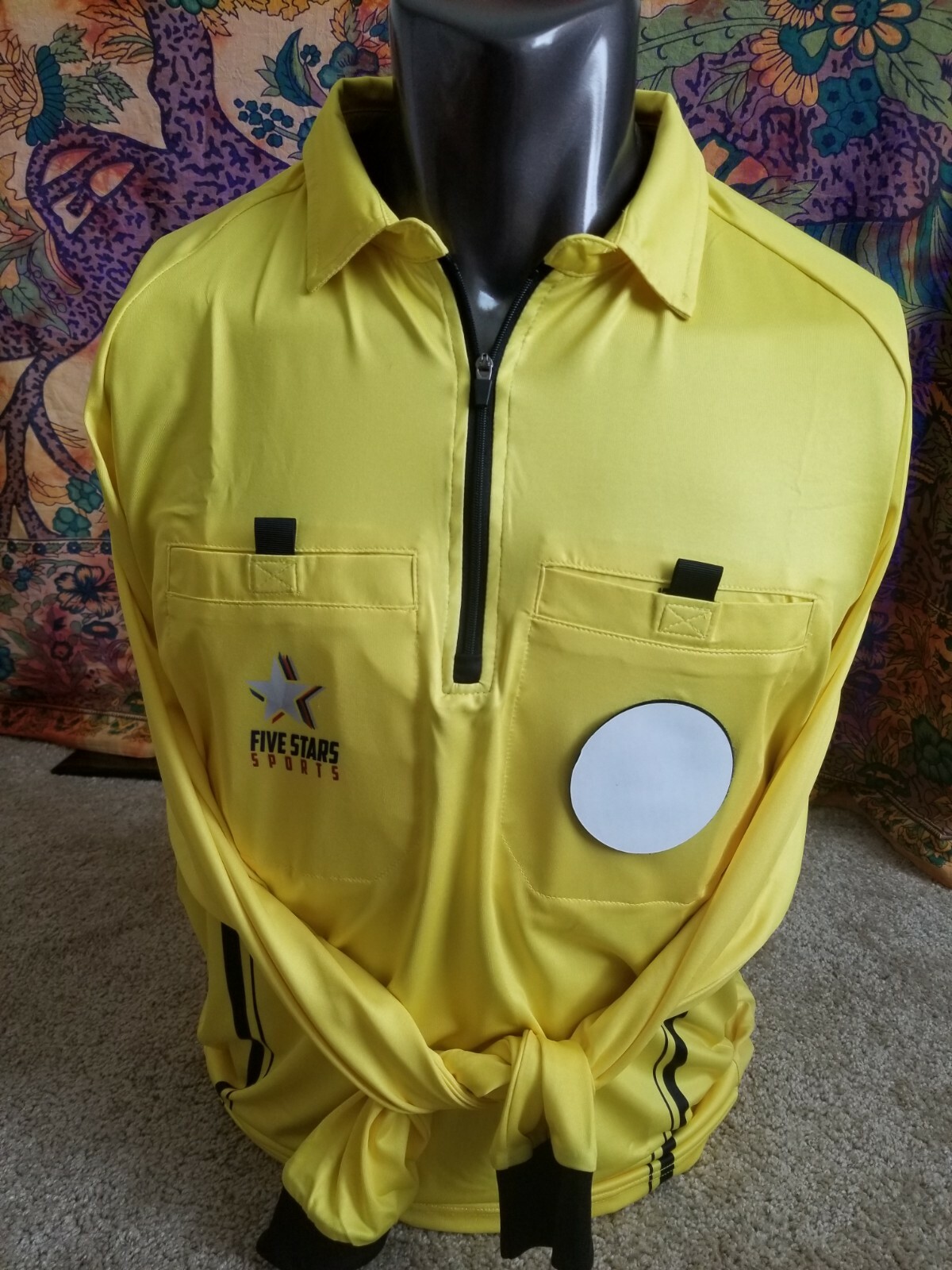 Elite USSF Soccer Referee Jersey Yellow All Sizes Long Sleeve | eBay