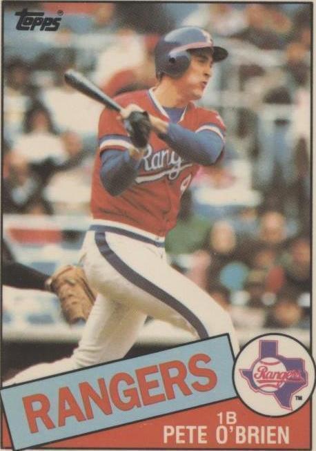 1985 Topps - Pete O'Brien #196 Collector's Edition (Tiffany) for sale ...