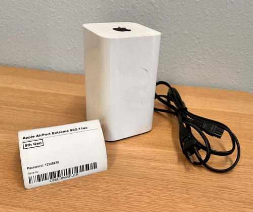 Apple AirPort Extreme 802.11 /ac Wireless Router 6th Gen #A1521 ...