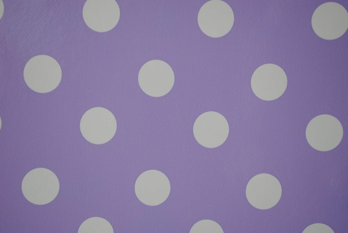 Spotted Polka Dot Spots Spotty Dotty Wipe Clean PVC Vinyl Oilcloth ...