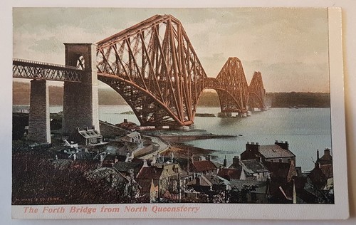Postcard - North Queensbury, The Forth Bridge (P170258) | eBay