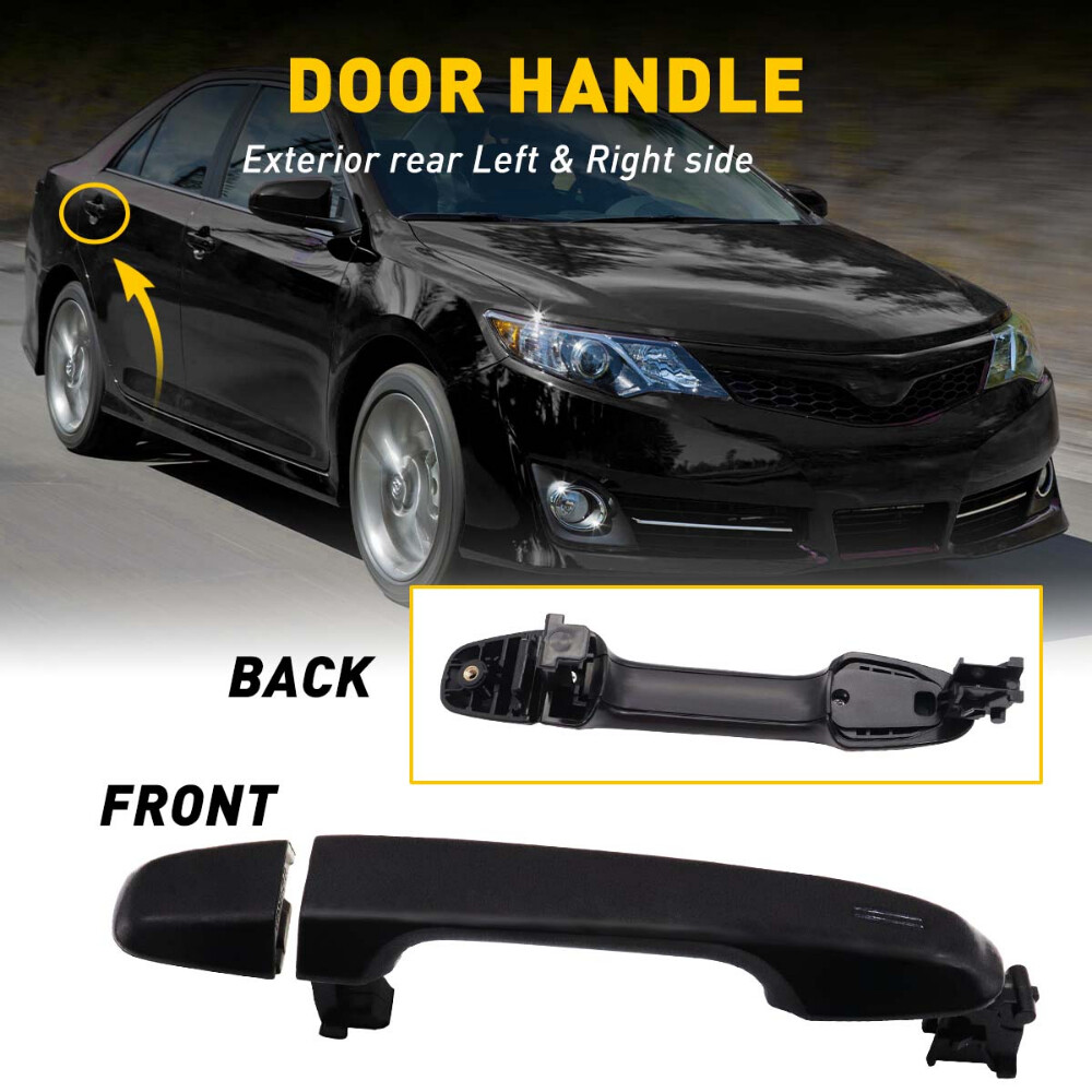 Exterior Door Fit Rear Handle for Toyota 2012-2017 Camry Left & Right ...