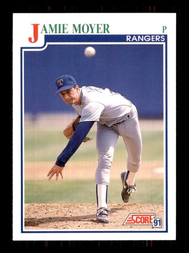 1991 Baseball Score Jamie Moyer Texas Rangers #437 | eBay