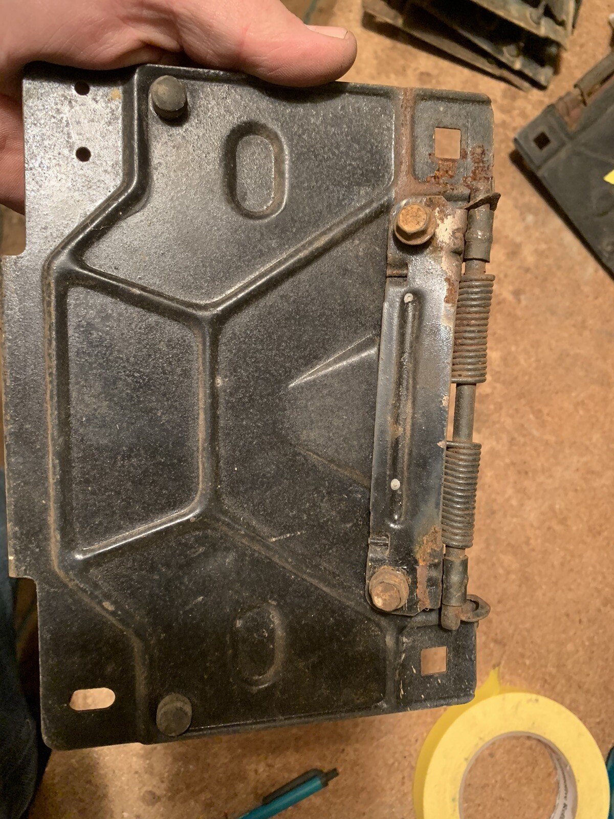 1969 1970 GTO Lemans License Plate Fuel Door Type 2 9797235 #3 | eBay